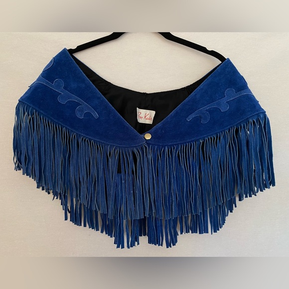 Ben Kalton | Jackets & Coats | Ben Kalton Vintage Western Suede Capelet ...